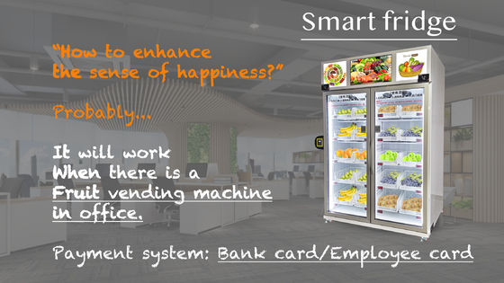 Smart Weight Sense Mini Vending Machine For Drinks , Fruits, office ...