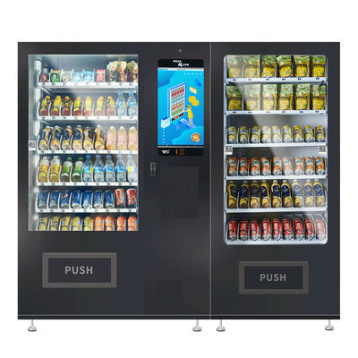 22 Inch Touch Screen Meal Vending Machine With NAYAX Card Reader