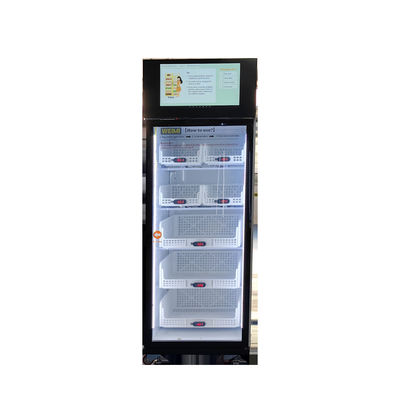 240V Smart Fridge for snack cold drink Vending Machine with nayax card ...