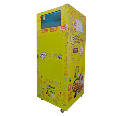 24/7 Fresh Hot Bento Machine With Microwave For Ready Meals Prep Food ...